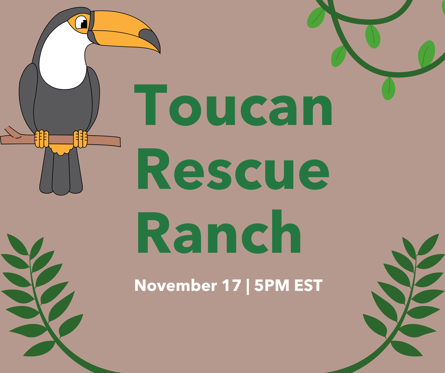 Toucan Rescue Ranch Visit - Jett Foundation