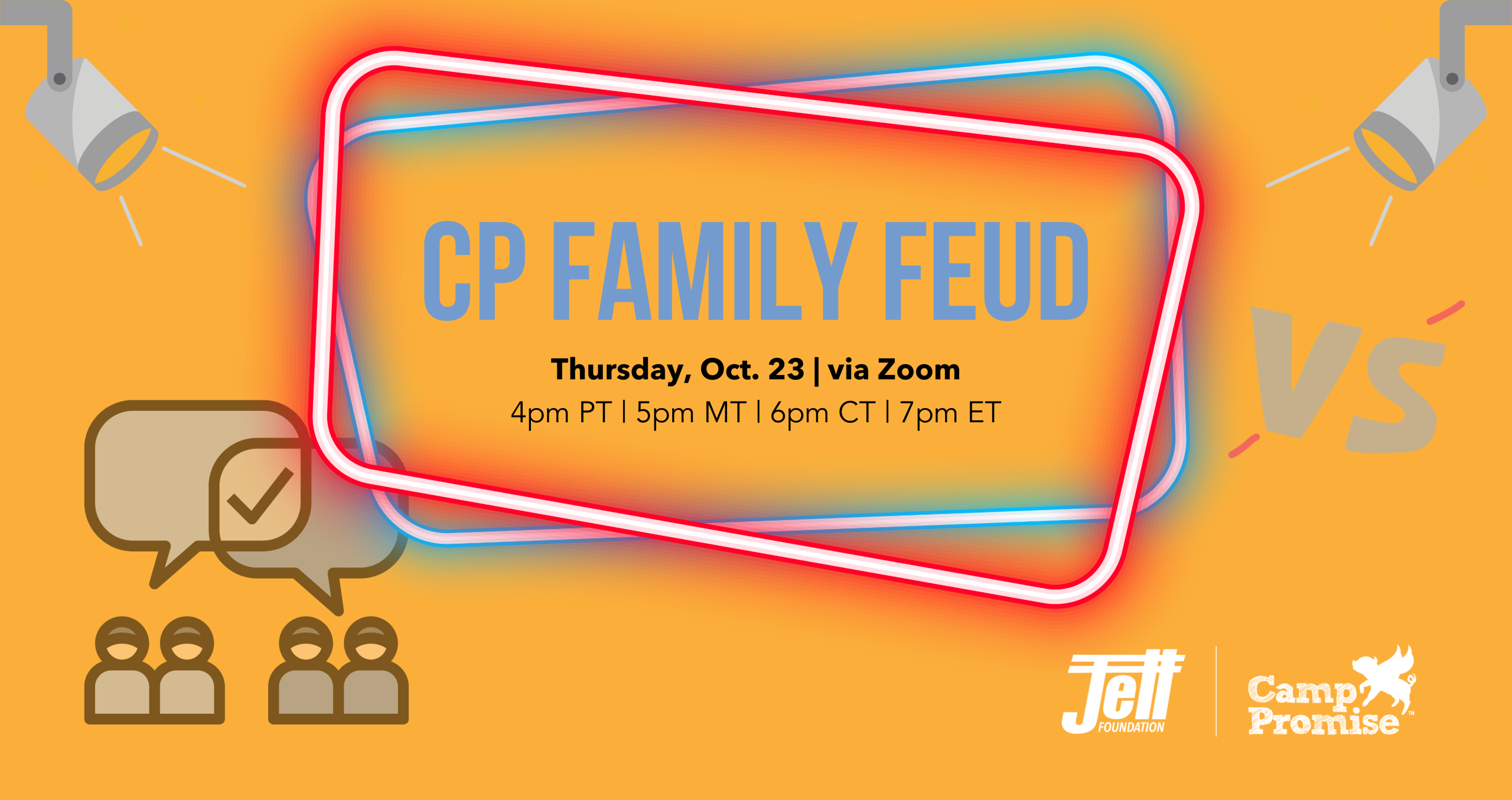 Camp Promise Game Night: Family Feud - Jett Foundation